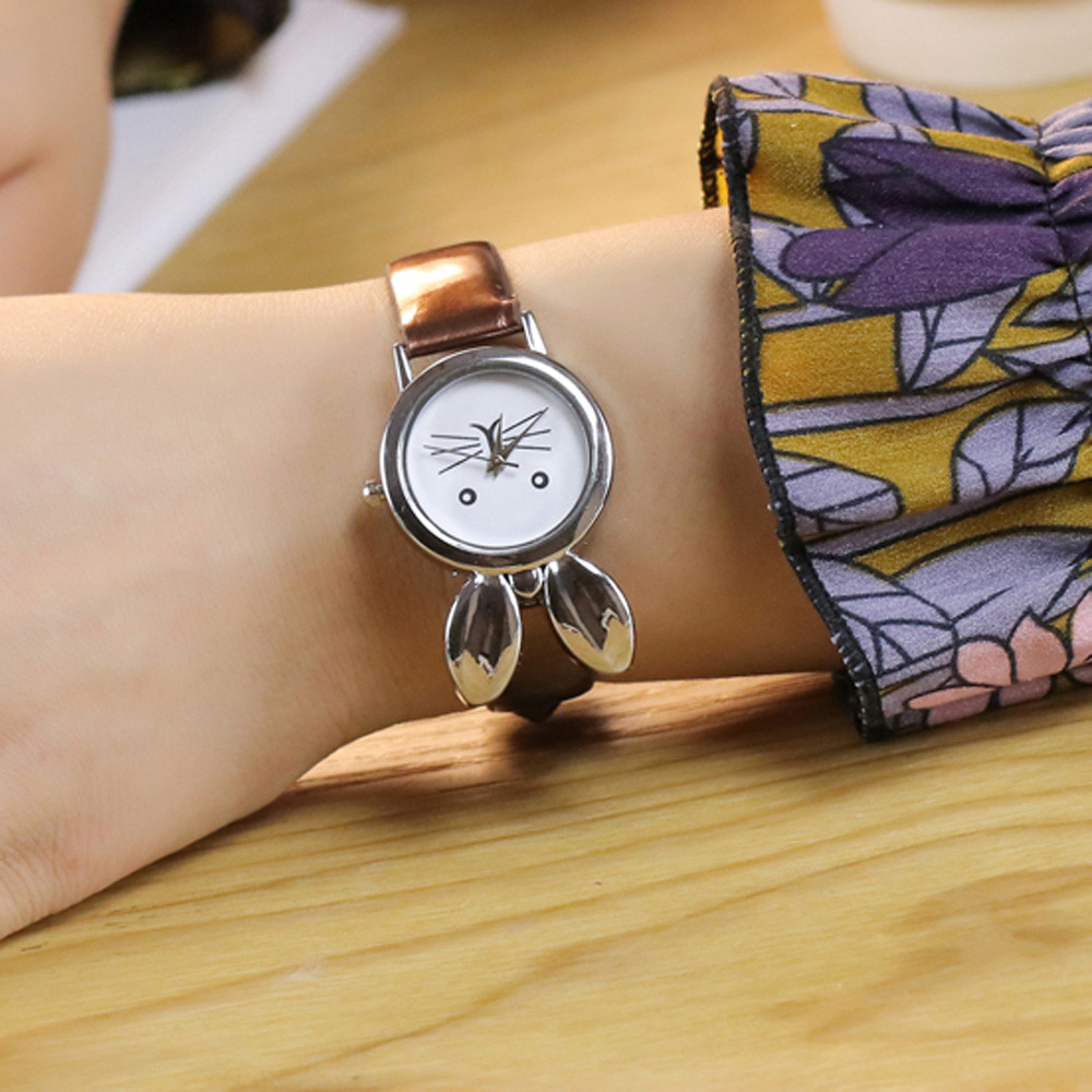 “Watch Rabbit” Analog WristWatch – bunnyfanworld