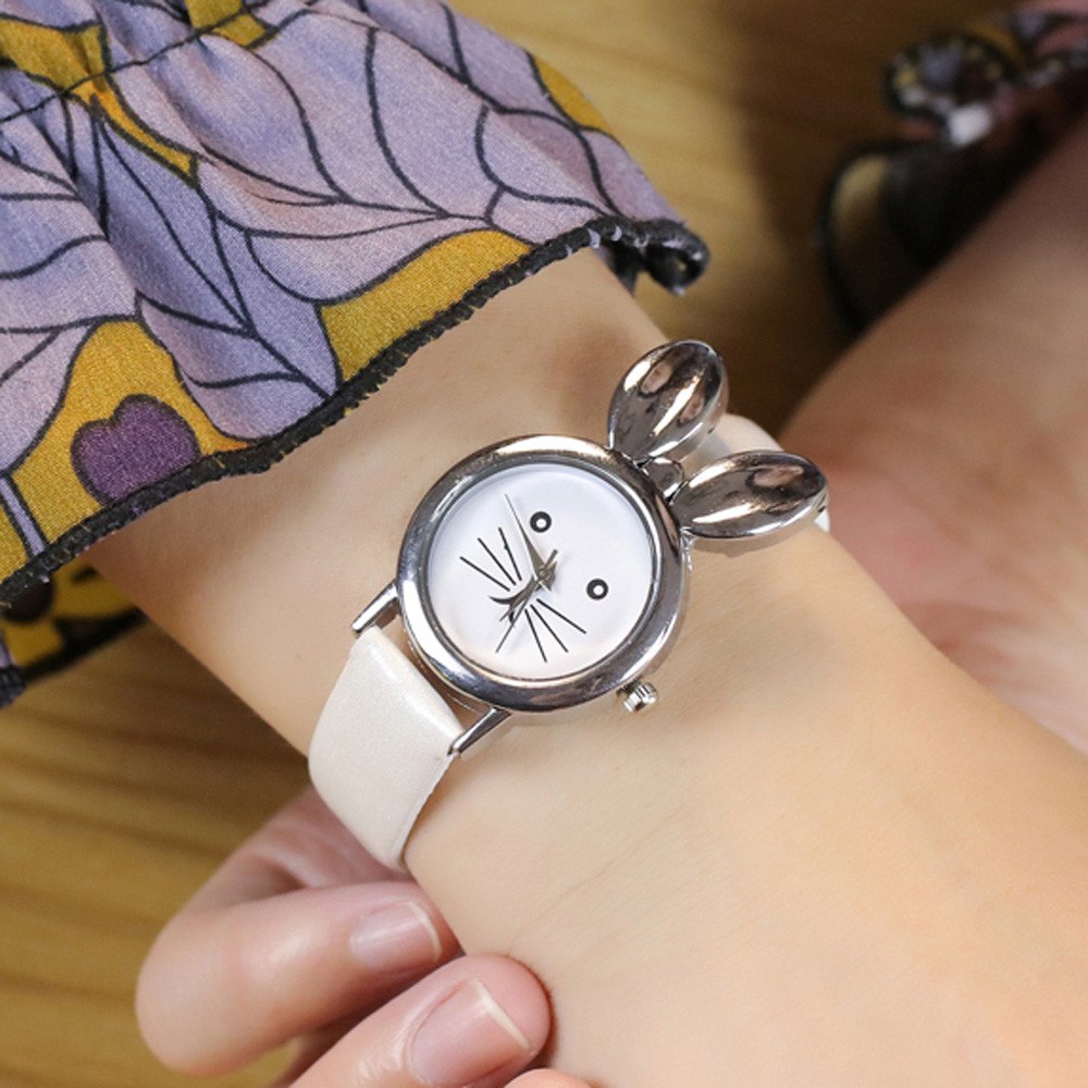 “Watch Rabbit” Analog WristWatch – bunnyfanworld